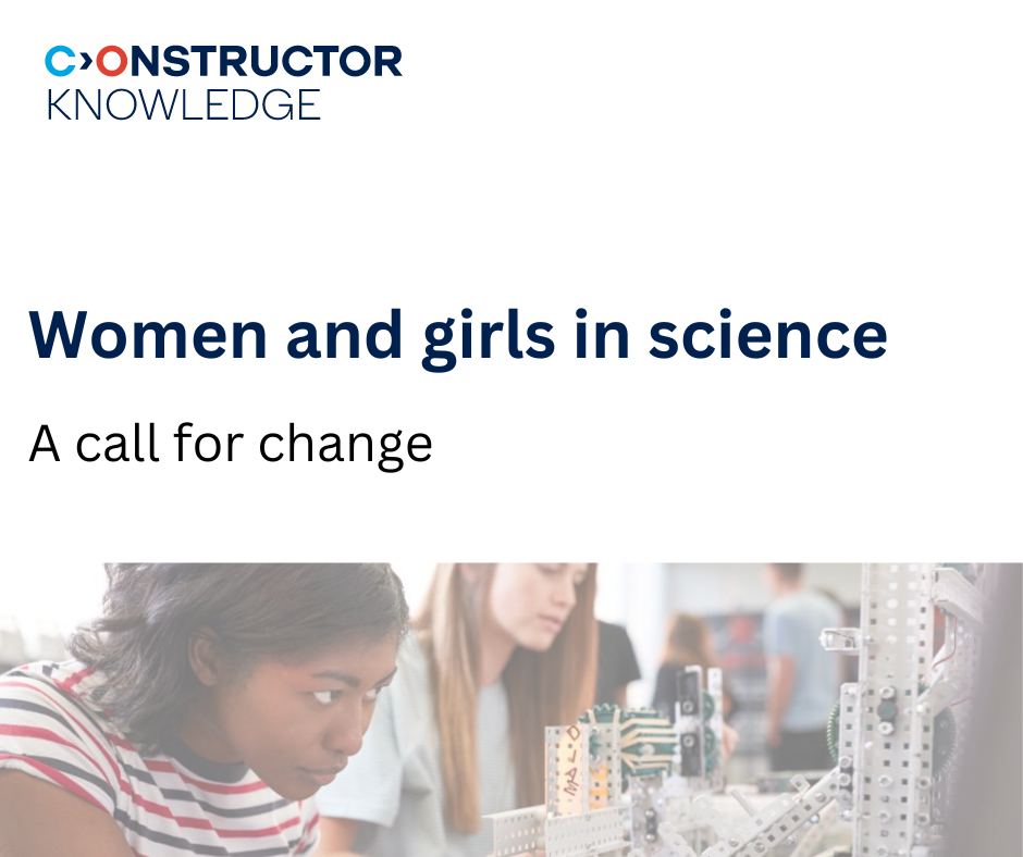 Girls in science: a call for change | Constructor Institute of Technology